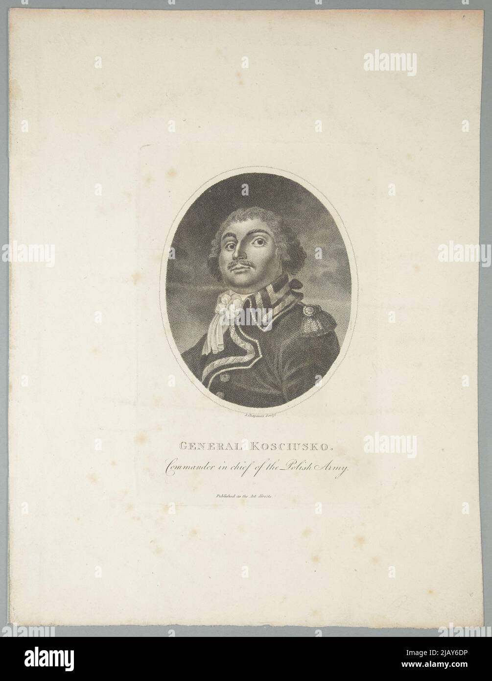 General Kosciusko. Commander in Chief of the Polish Army [Tadeusz ...