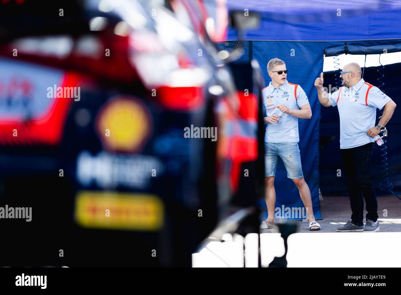 TANAK Ott (est), Hyundai Shell Mobis World Rally Team, Hyundai i20 N ...