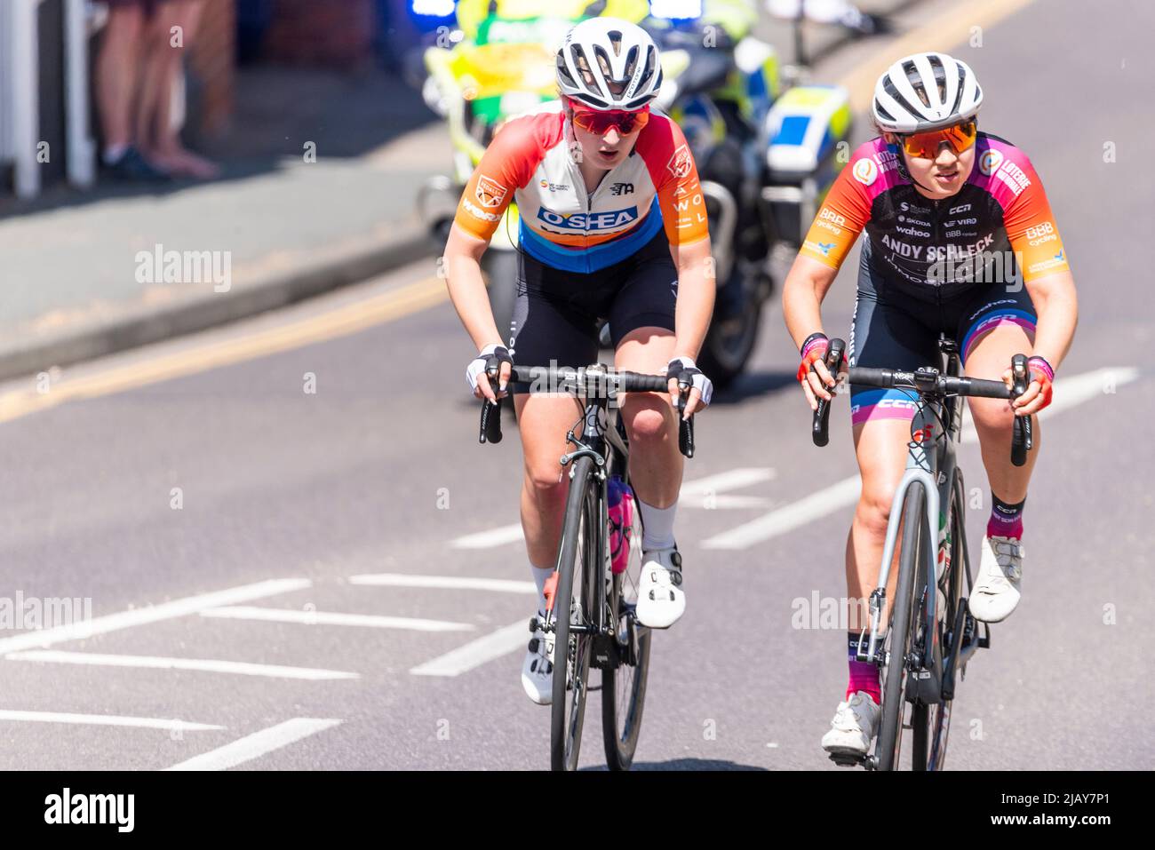 Phoebe Martin of AWOL O'Shea & Kerry Jonker of Andy Schleck CP NVST ...