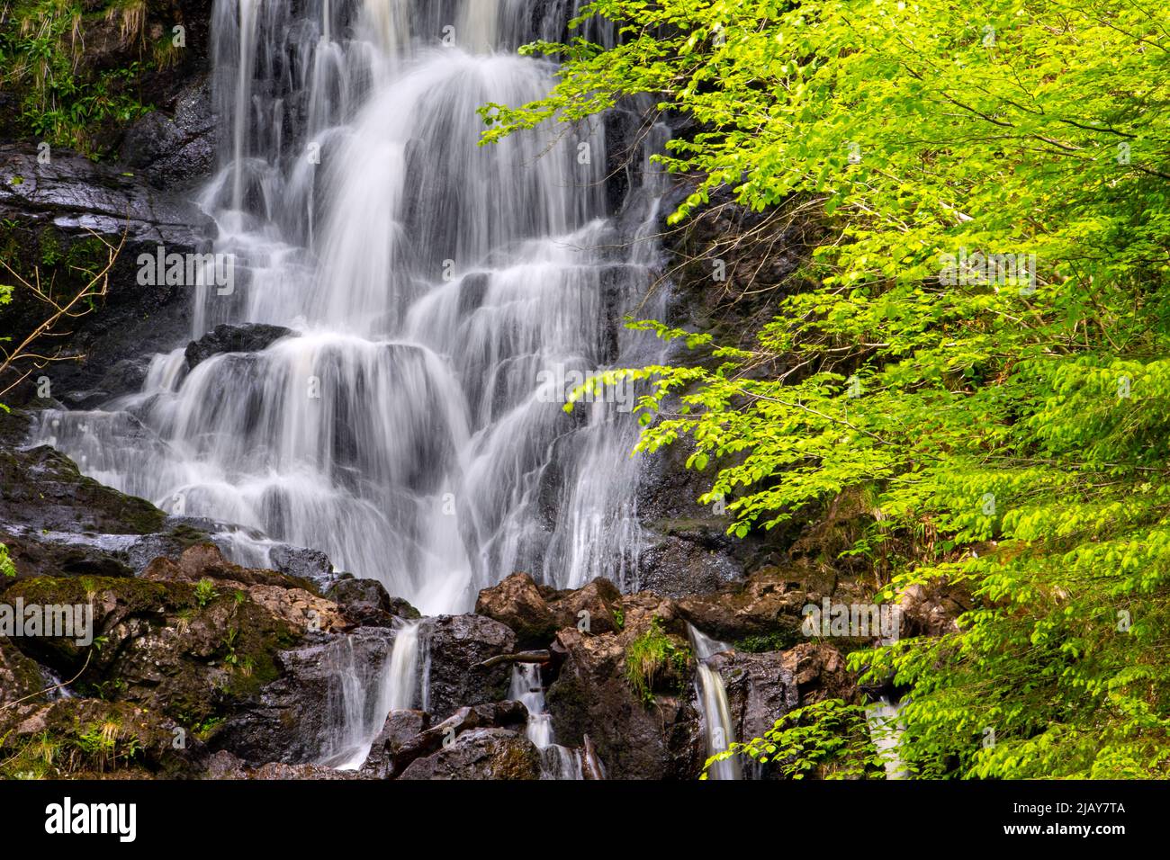Bracklinn Falls are a series of waterfalls north-east of Callander ...