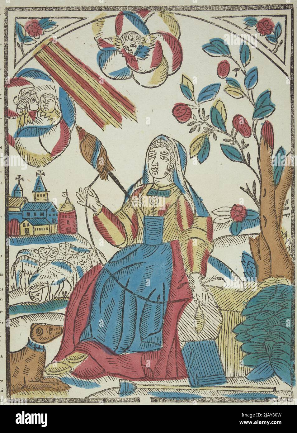 Saint Solange, virgin and martyrdom, patron saint of Berry / Saint ...