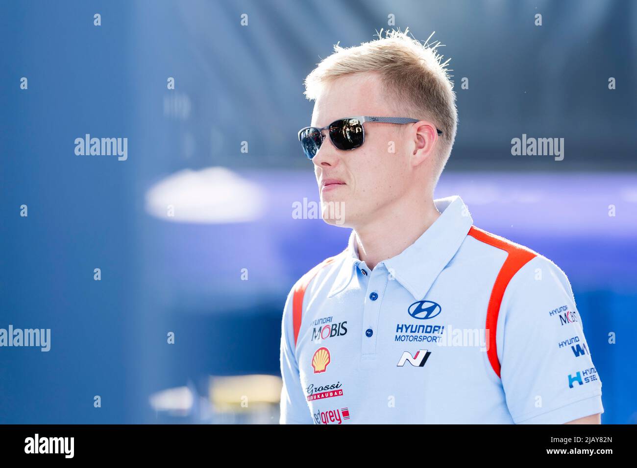 TANAK Ott (est), Hyundai Shell Mobis World Rally Team, Hyundai i20 N ...