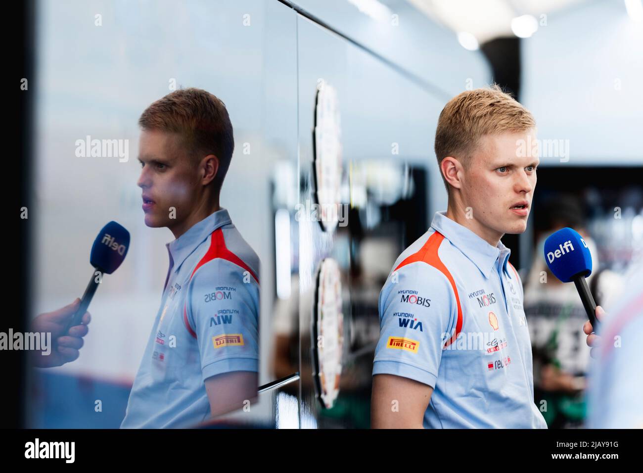 TANAK Ott (est), Hyundai Shell Mobis World Rally Team, Hyundai i20 N ...