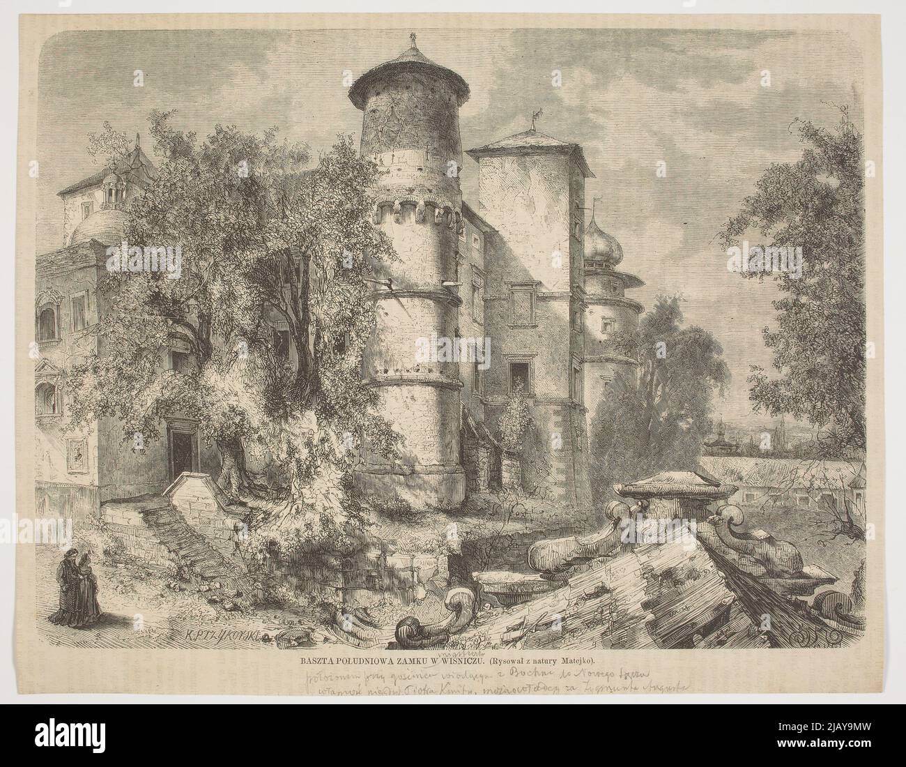 Southern Tower of the Castle in Wiśnicz , from: Tygodnik Ilustrowany ...