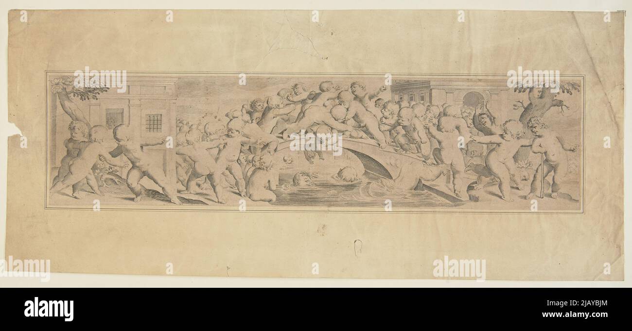 Cherubs fighting hi-res stock photography and images - Alamy