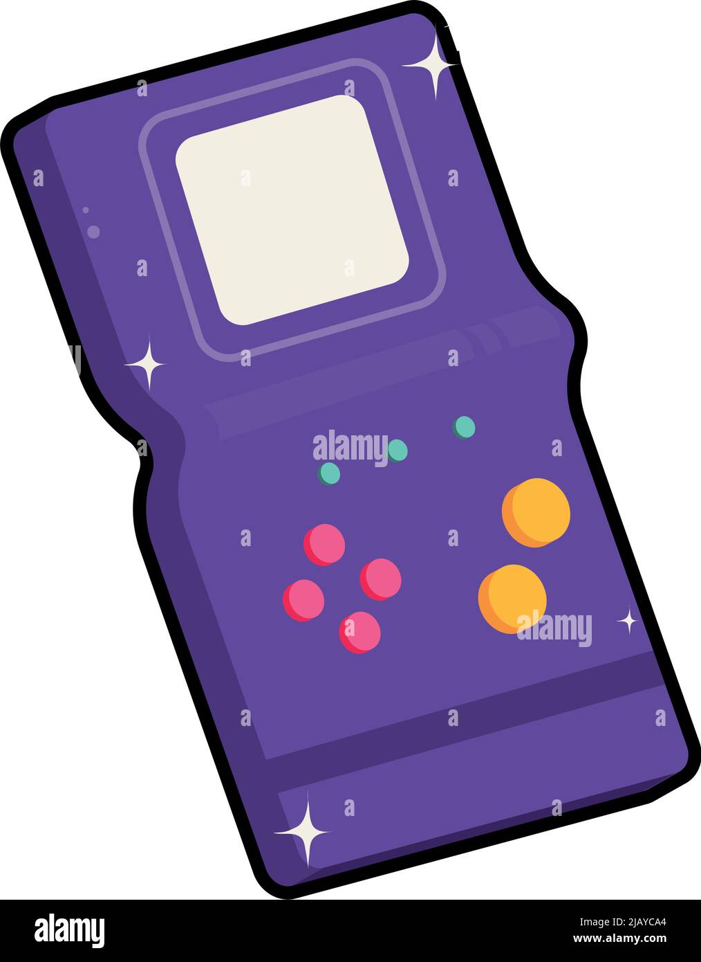 purple portable video game Stock Vector Image & Art - Alamy