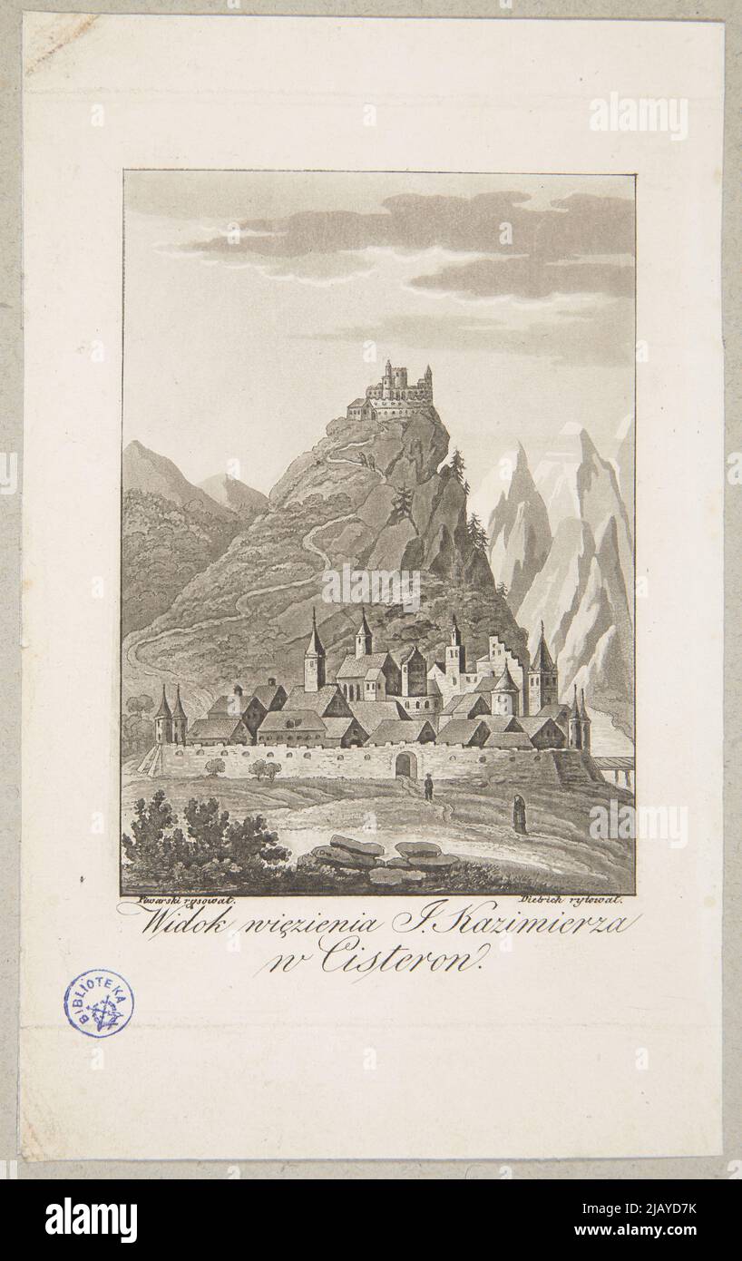 Cisteron View of J. Kazimierz's prison in Cisteron, from: A ...