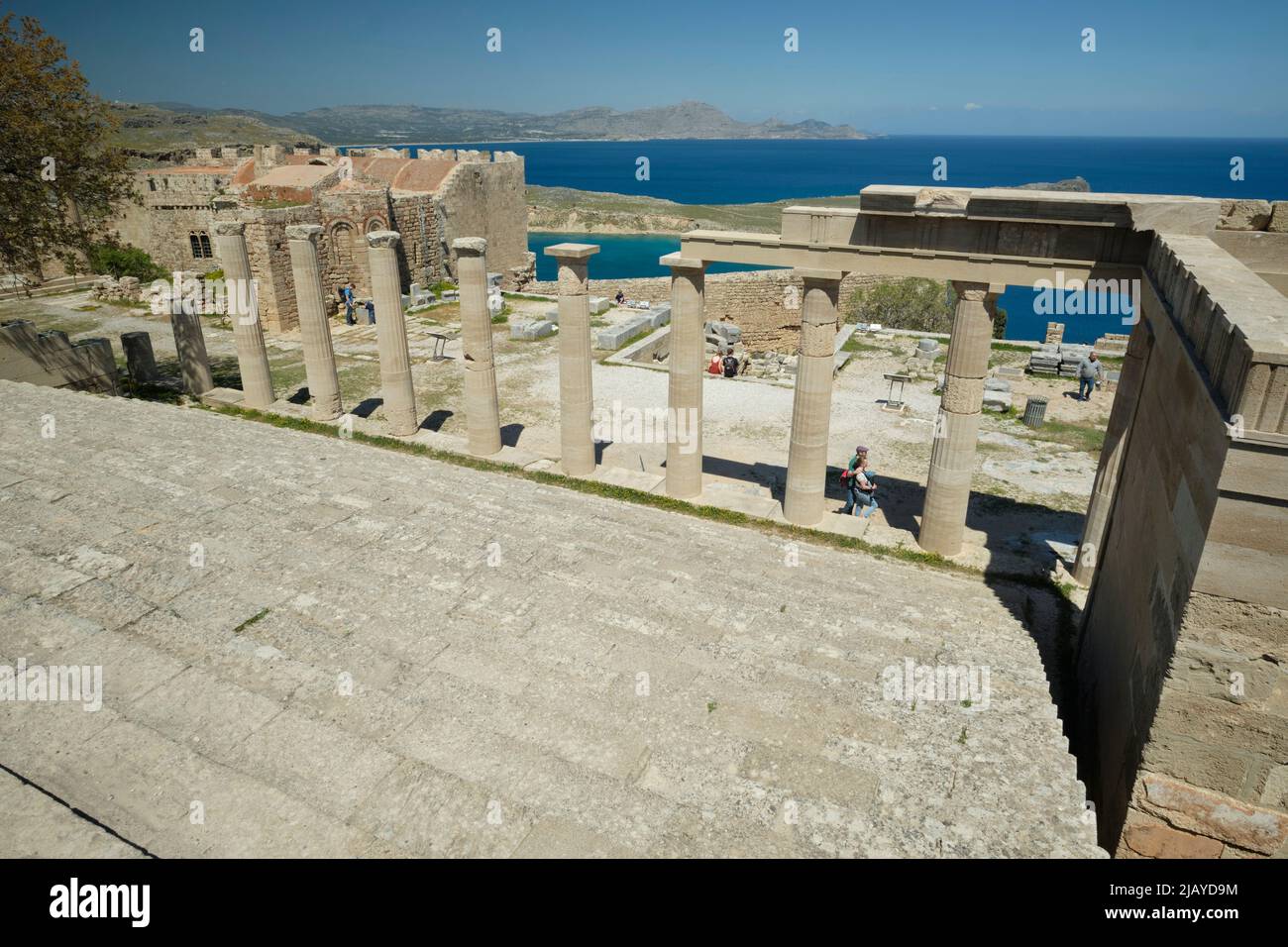 Acrópolis lindos hi-res stock photography and images - Alamy