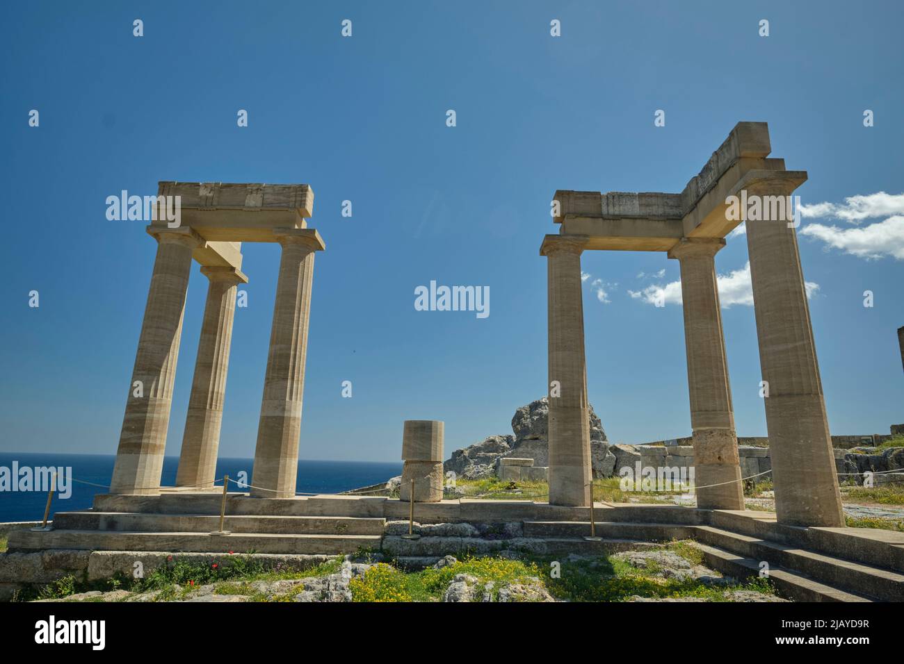 Acropolis lindos rhodes hi-res stock photography and images - Alamy
