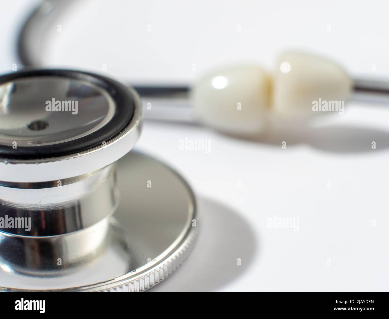 Doctor stethoscope for cardiac on white background. High quality photo ...