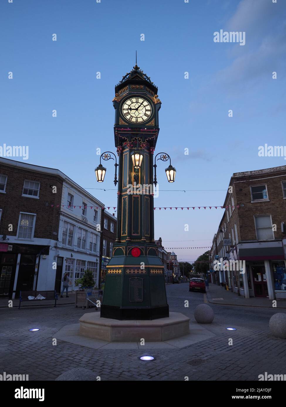 Sheerness, Kent, UK. 1st June, 2022. Iconic 120-yr-old Sheerness clock ...