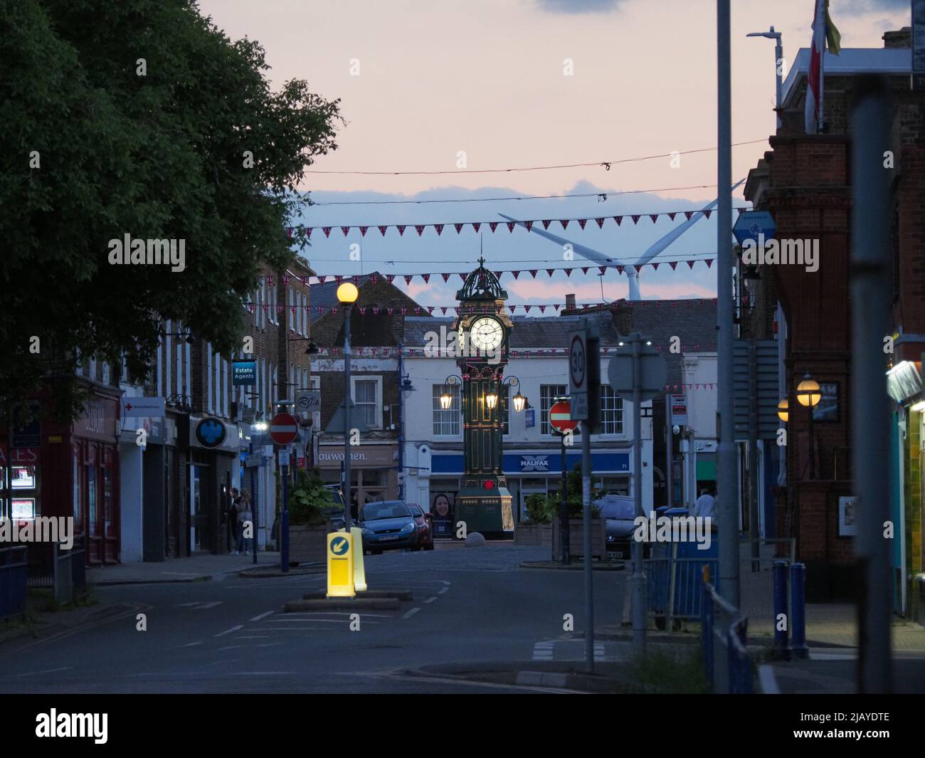 Sheerness, Kent, UK. 1st June, 2022. Iconic 120-yr-old Sheerness clock ...