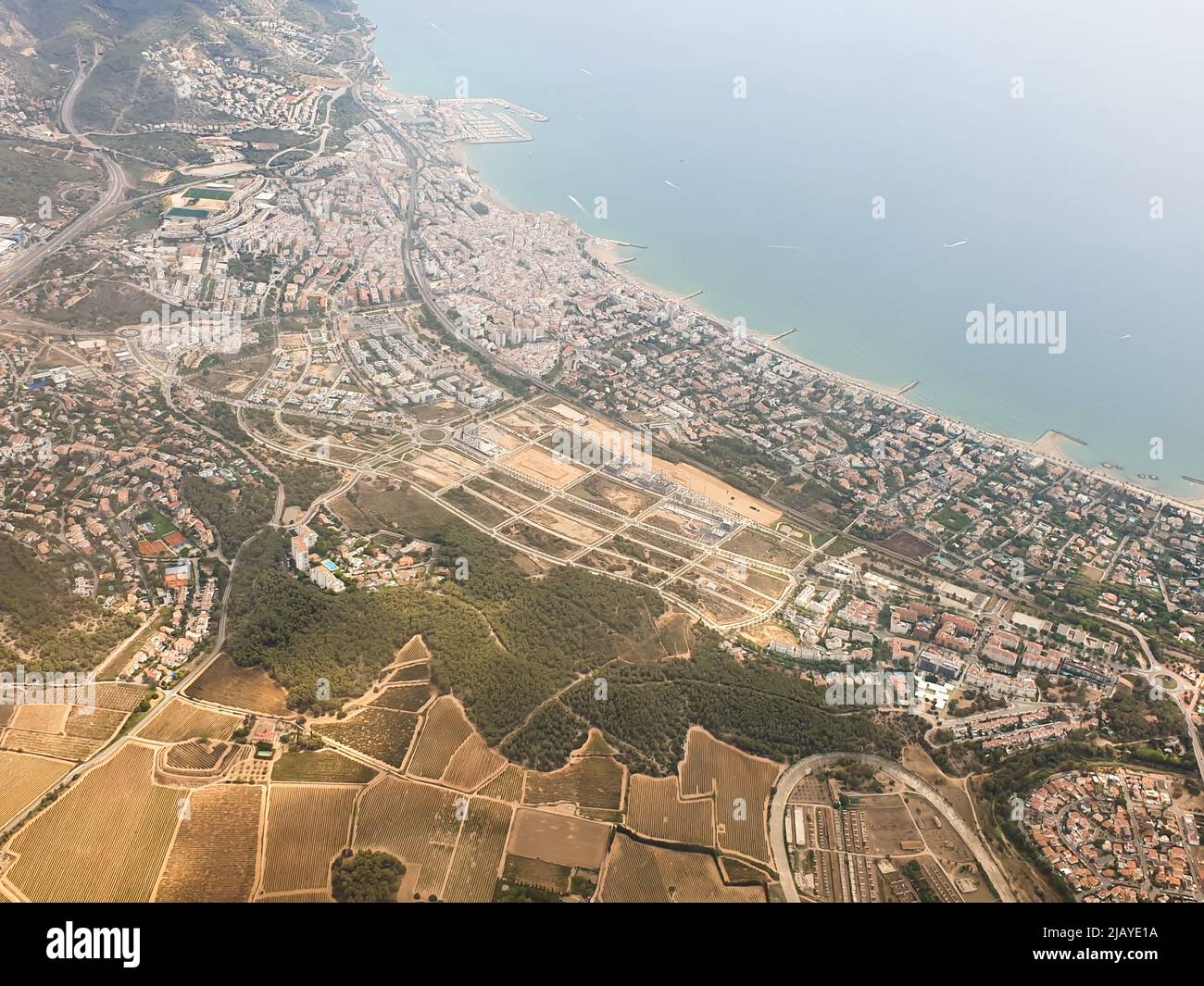 Sitges drone hi-res stock photography and images - Alamy
