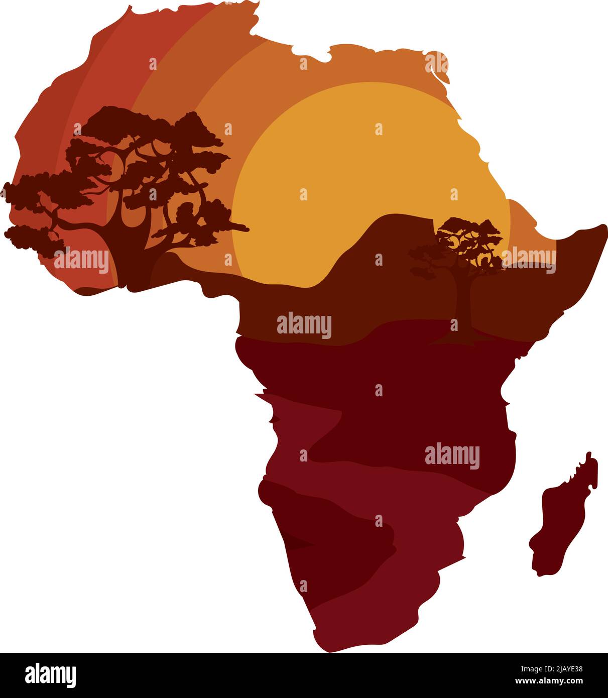 african map design Stock Vector Image & Art - Alamy