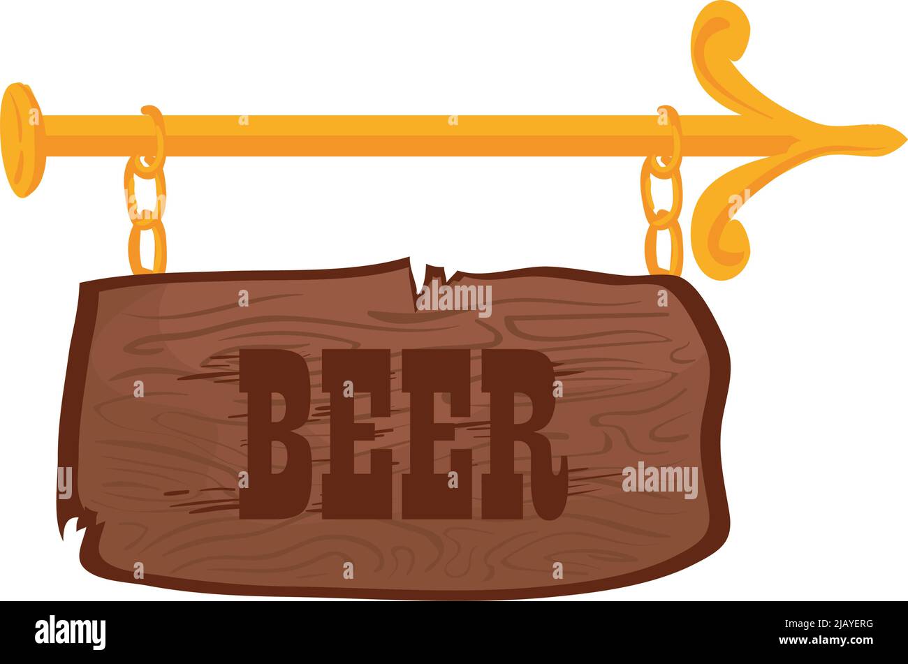 beer sign design Stock Vector Image & Art - Alamy
