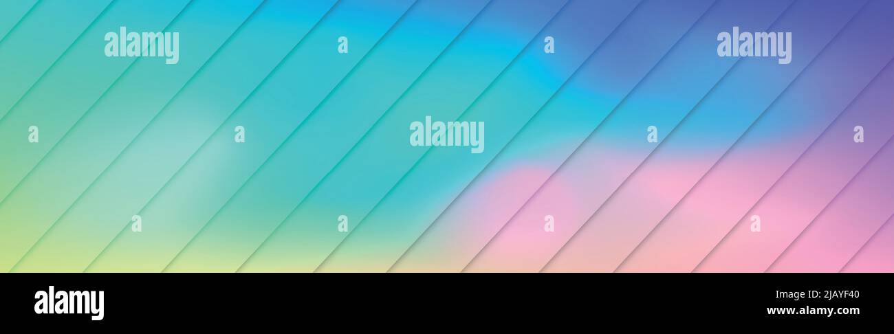 Panoramic abstract web background light multicolored gradient - Vector ...