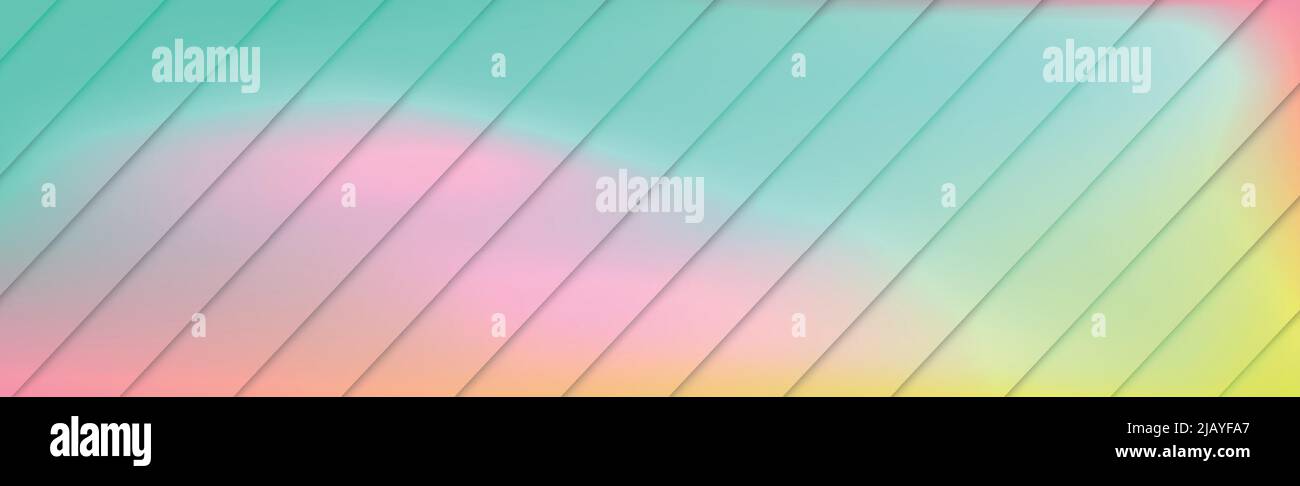 Panoramic abstract web background light multicolored gradient - Vector ...