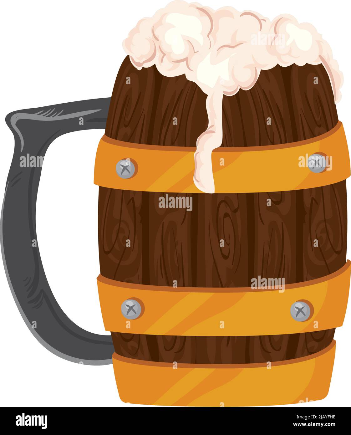 beer mug illustration Stock Vector Image & Art - Alamy
