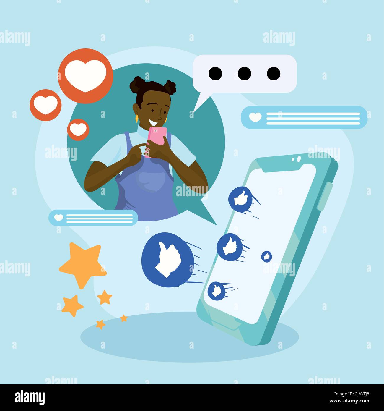 Cartel social Stock Vector Images - Alamy