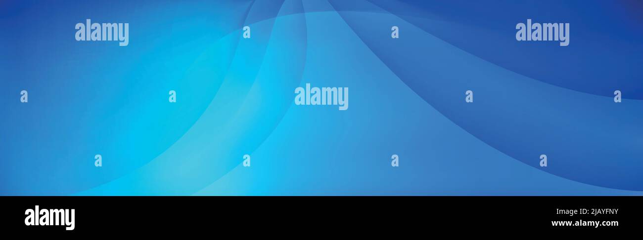 Panoramic Abstract Web Background Blue Gradient Vector Illustration Stock Vector Image And Art