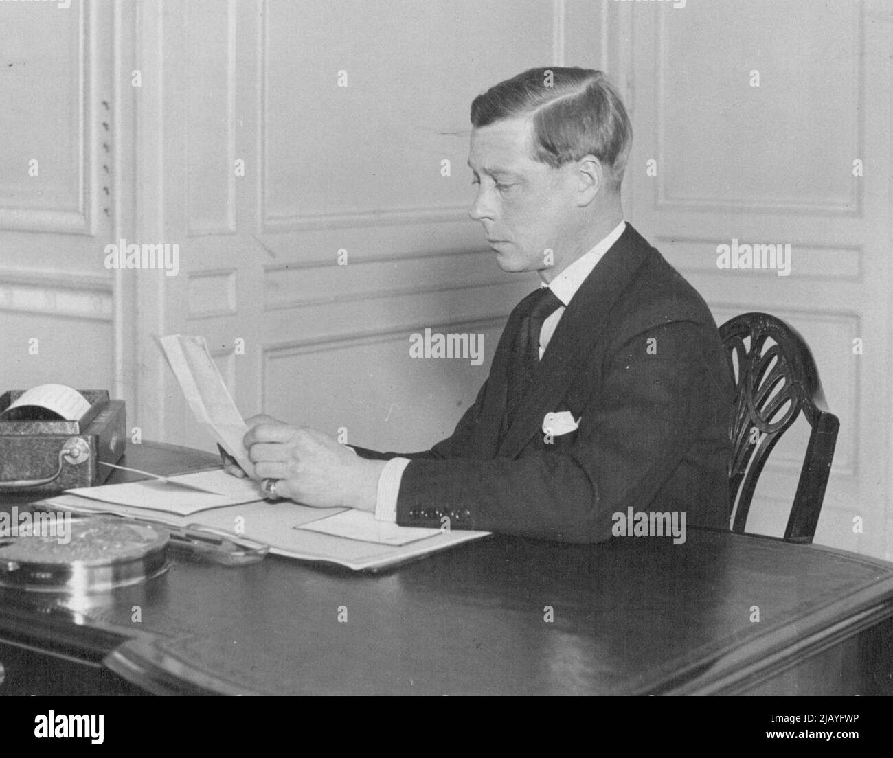 Duke of Windsor - Obituary. May 4, 1936 Stock Photo - Alamy Duke of Windsor - Obituary. May 4, 1936 Stock Photo - Alamy
