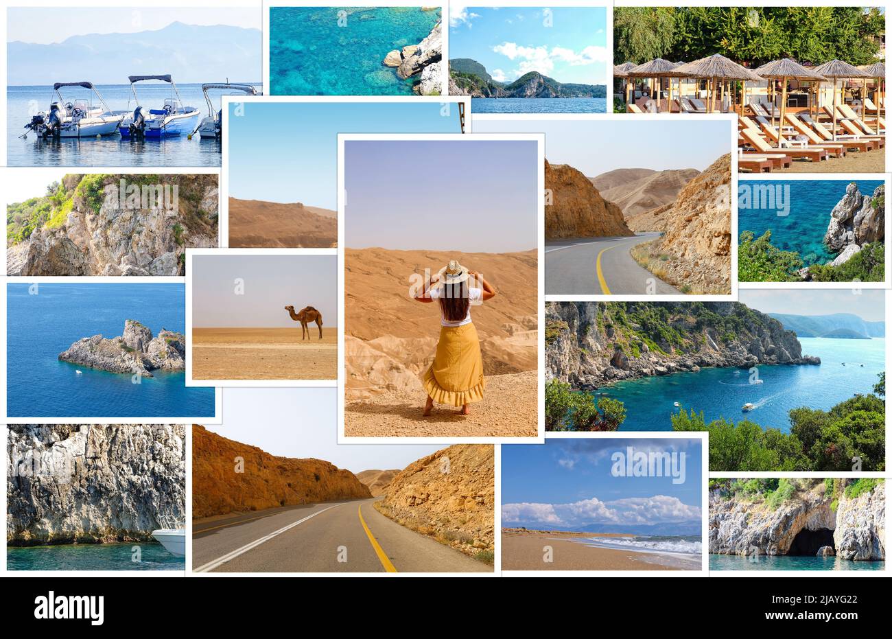 Set of beautiful travel photos Stock Photo - Alamy
