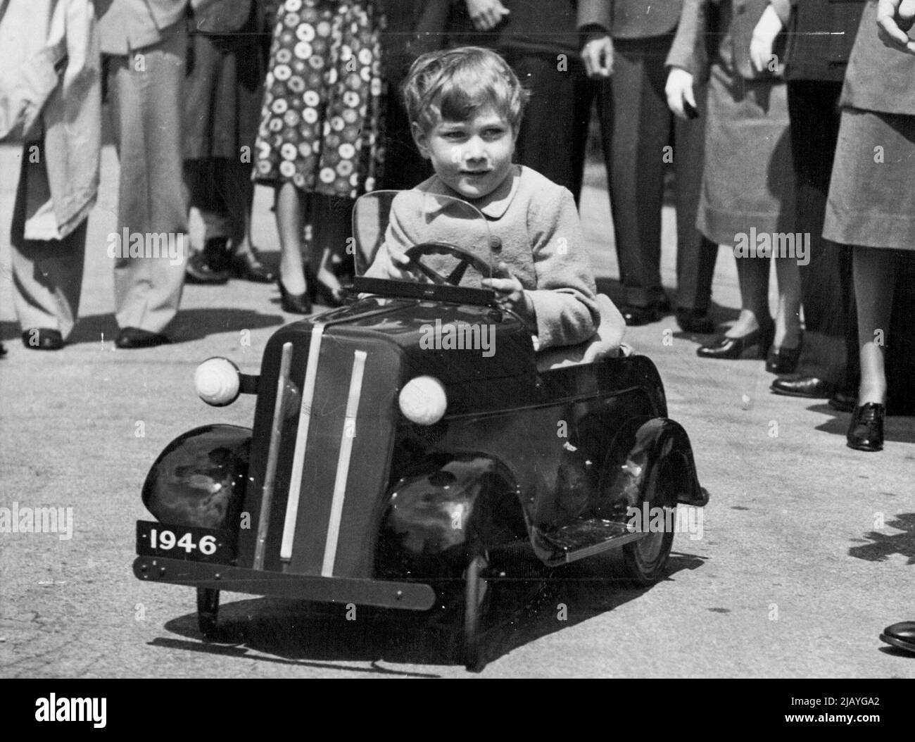 Prince William 2 - now to try out this bus's paces. May 23, 1946 Stock ...