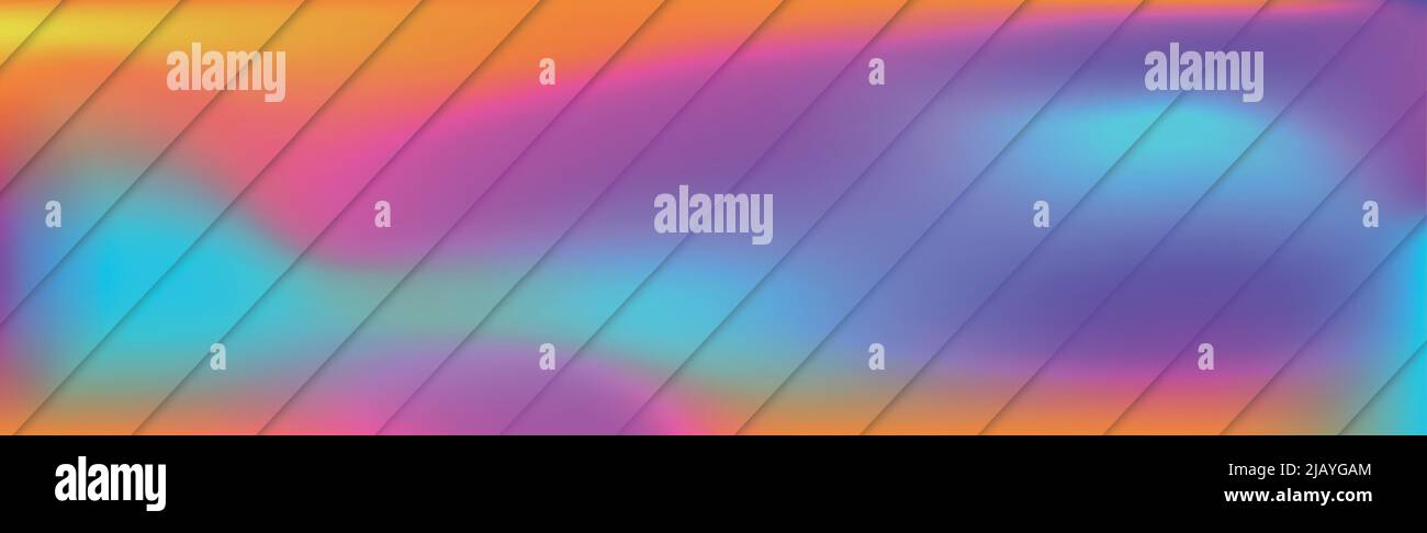 Panoramic abstract web background colorful gradient - Vector ...