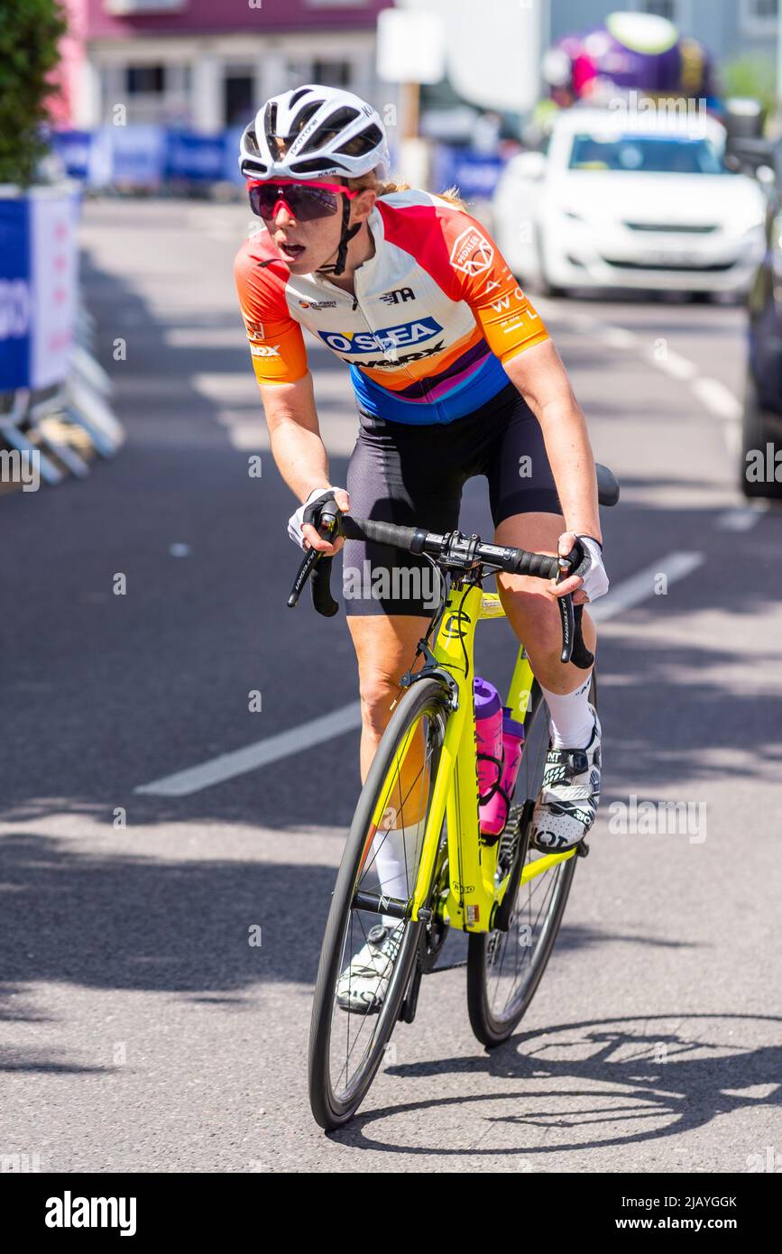Francesca Morgans-Slader of team AWOL O'Shea riding at the RideLondon ...