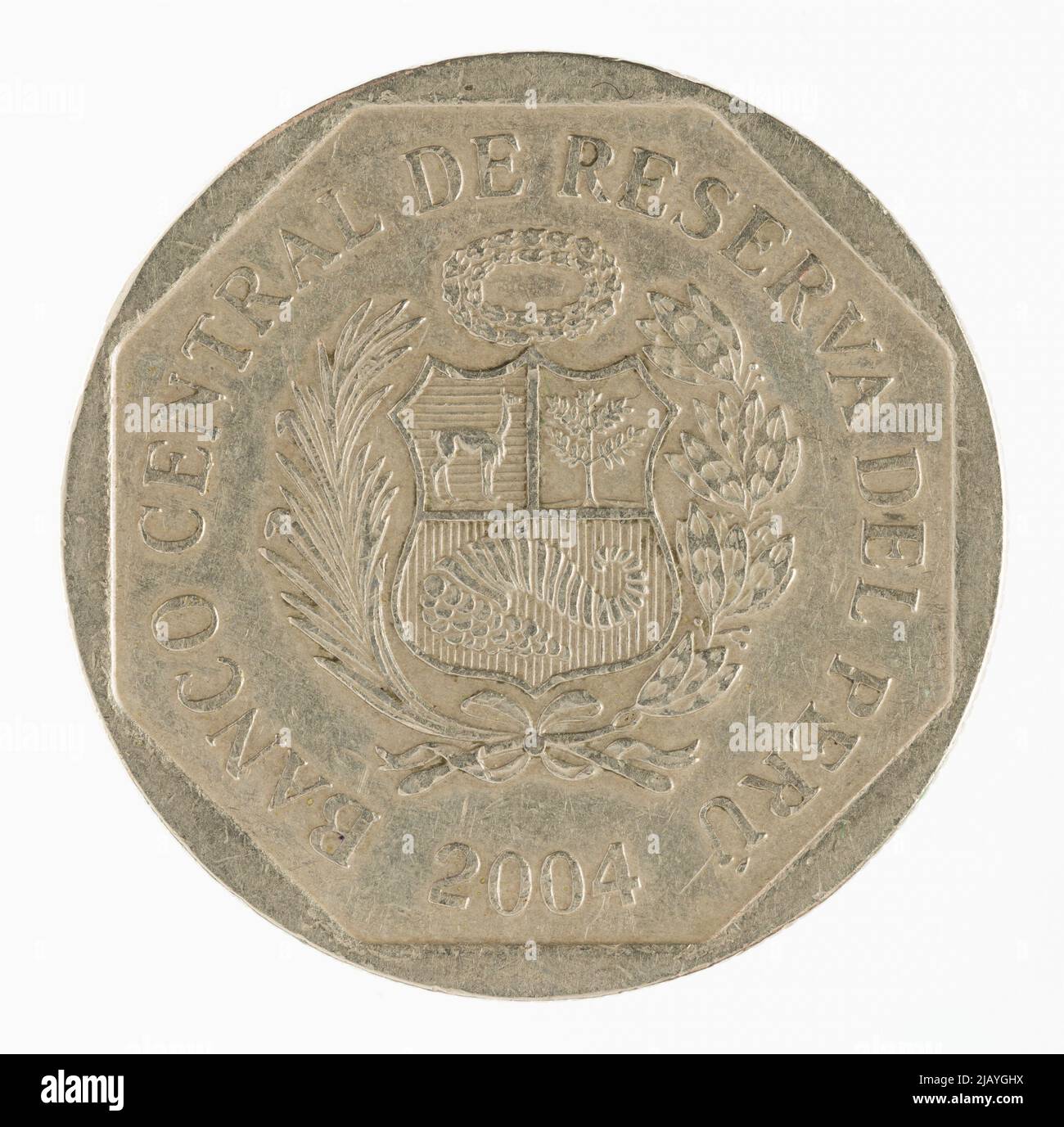 Peru (Republika), 1 Nine SOL, FIVE, National Currency House, Lima Stock ...