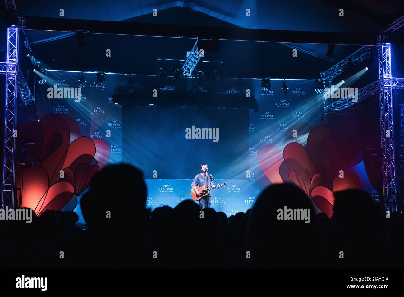 Hay-on-Wye, Wales, UK. 1st June, 2022. Frank Turner at Hay Festival ...