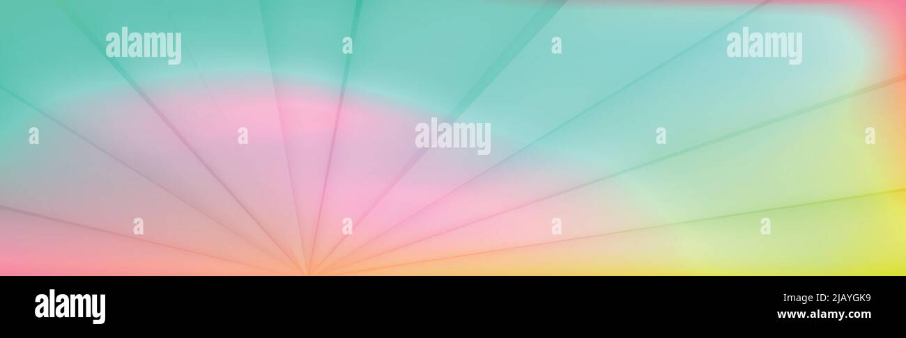 Panoramic abstract web background light multicolored gradient - Vector ...