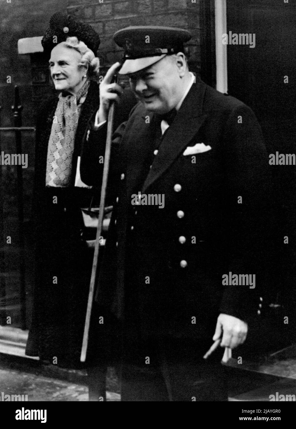 Winston Churchill Leaves For U.S.A. : Mr. Winston Churchill ...