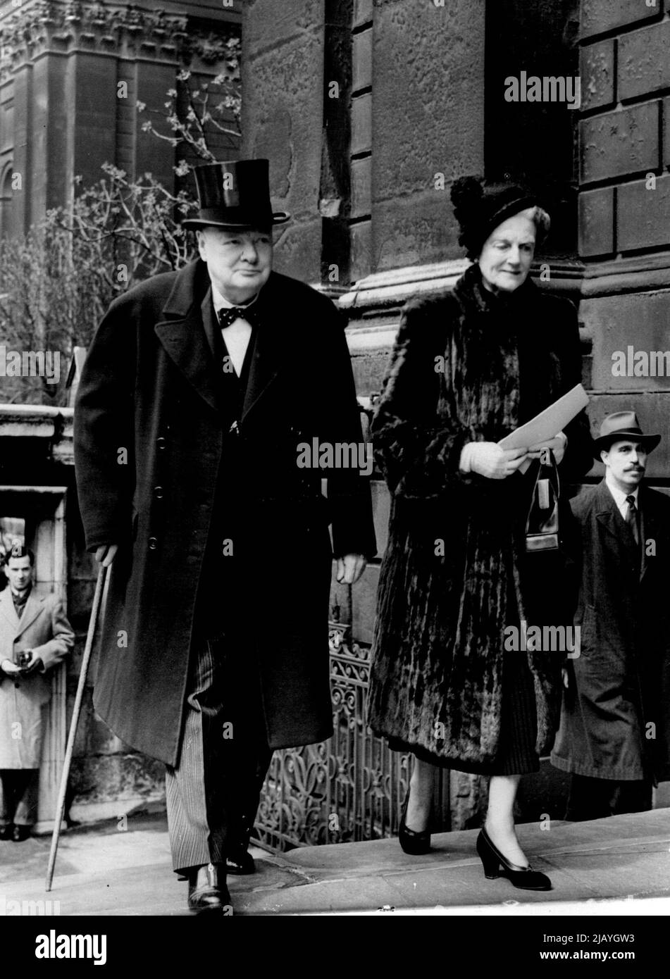 Churchill Unveils Keyes Memorial: Mr. Churchill and his ***** when they ...