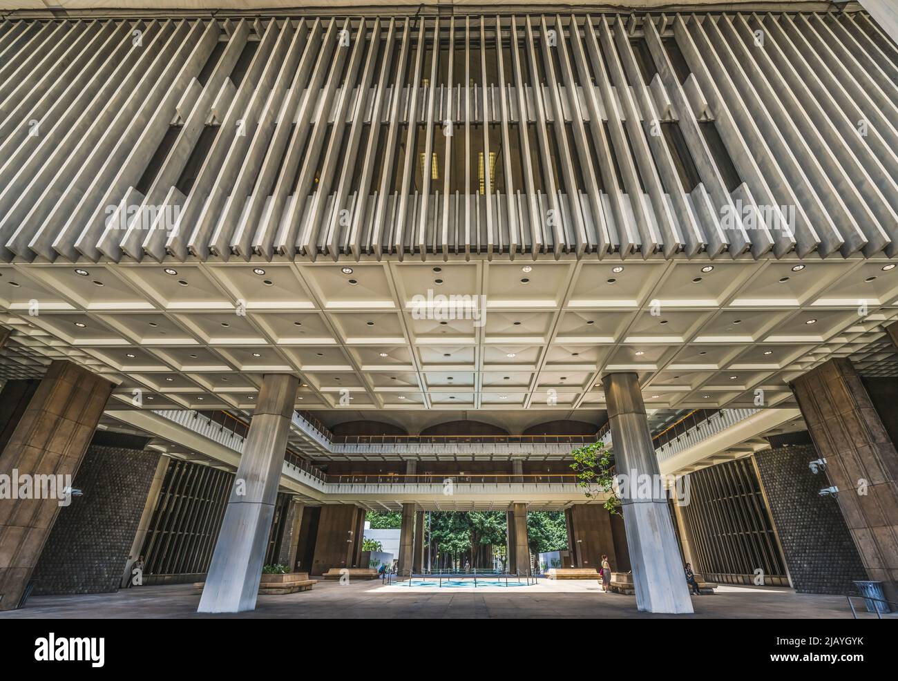 Open Air State Capitol Building Legislature Honolulu Hawaii State ...