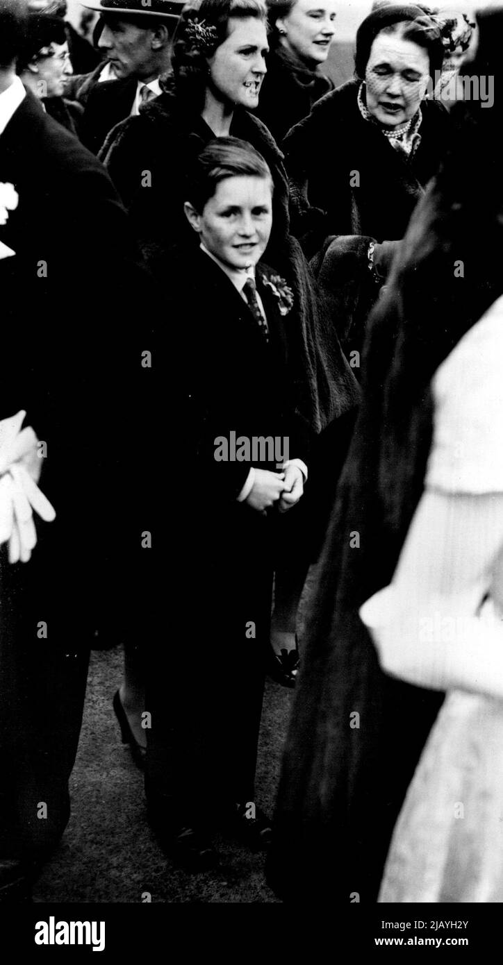 Winston churchill wedding junior hi-res stock photography and images ...