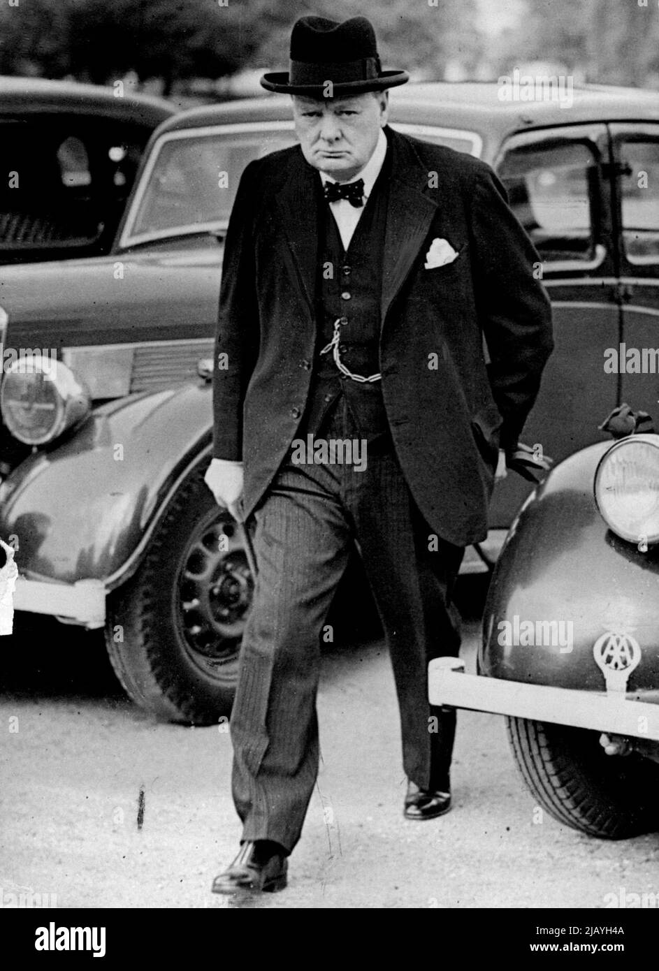 Mr. Churchill At War Cabinet Meeting: Mr. Winston Churchill, the First ...