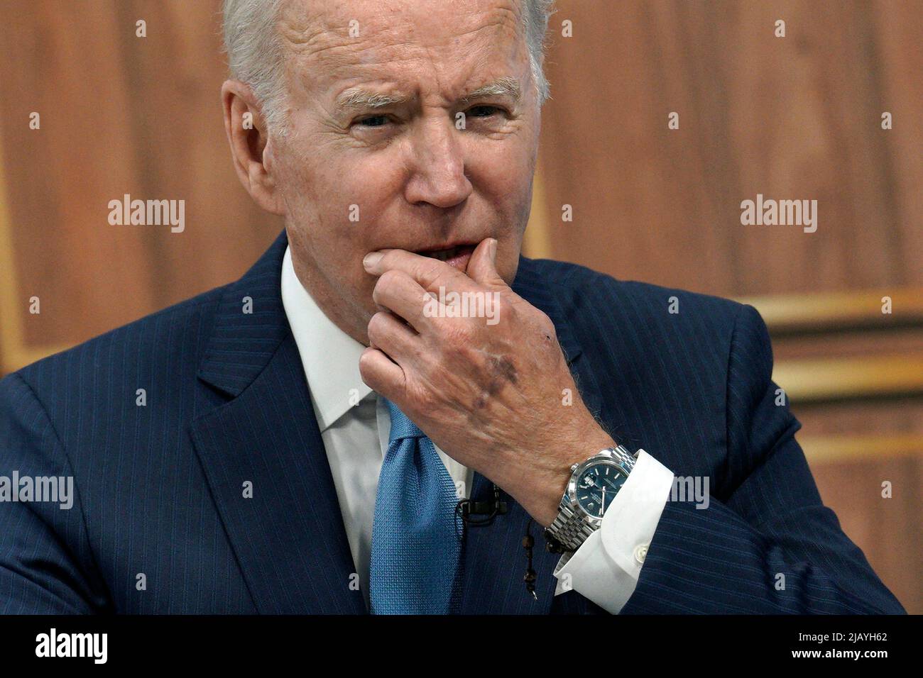 U.S. President Joe Biden meets virtually with infant formula ...