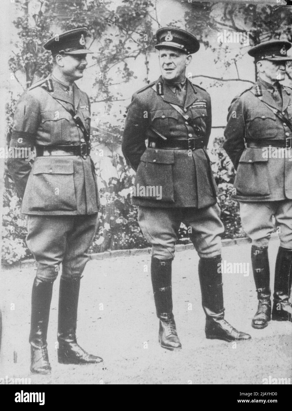 Duke of Gloucester, Britain's Chief Liaison Officer, With Commander ...