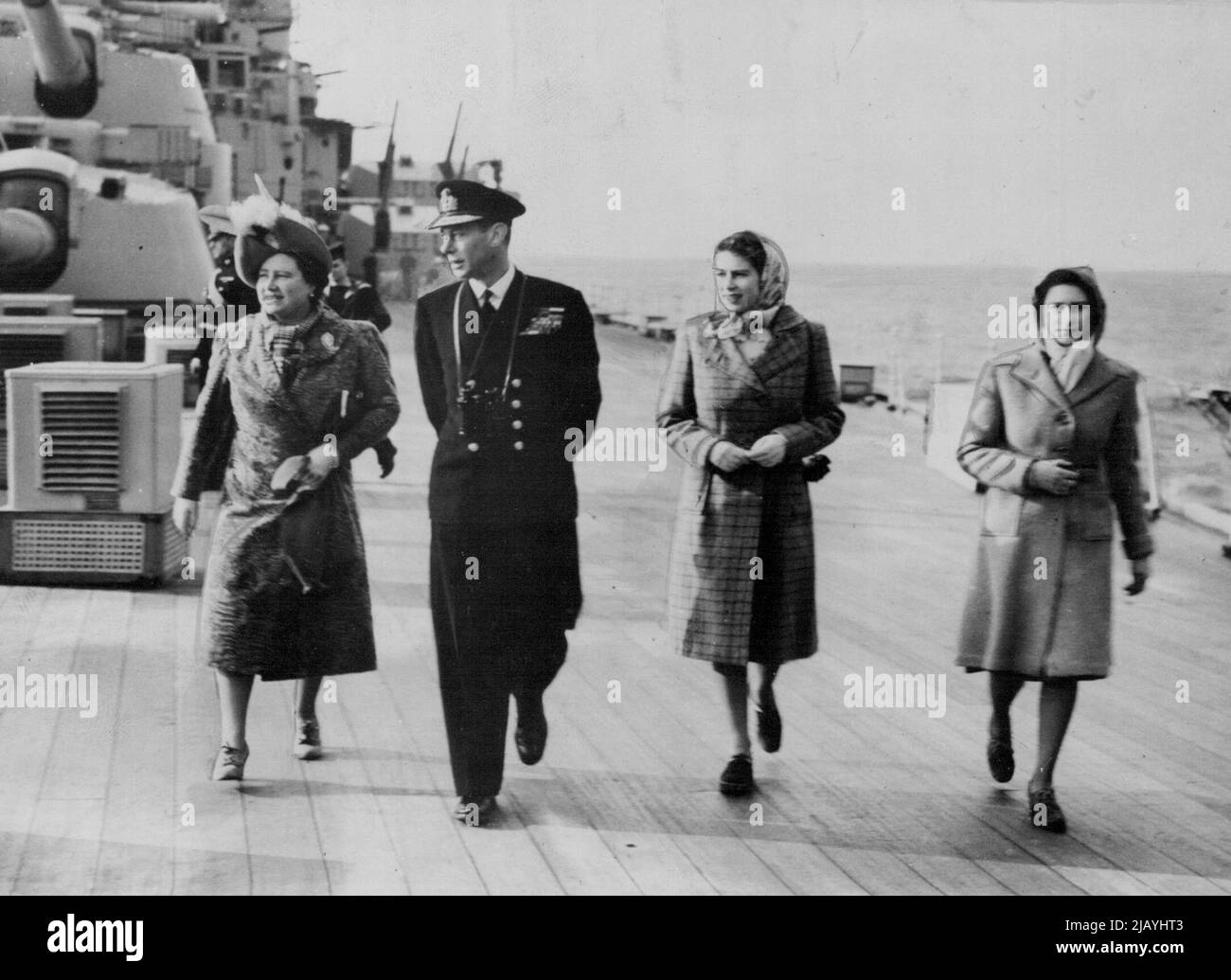 King & Queen. February 09, 1947 Stock Photo - Alamy