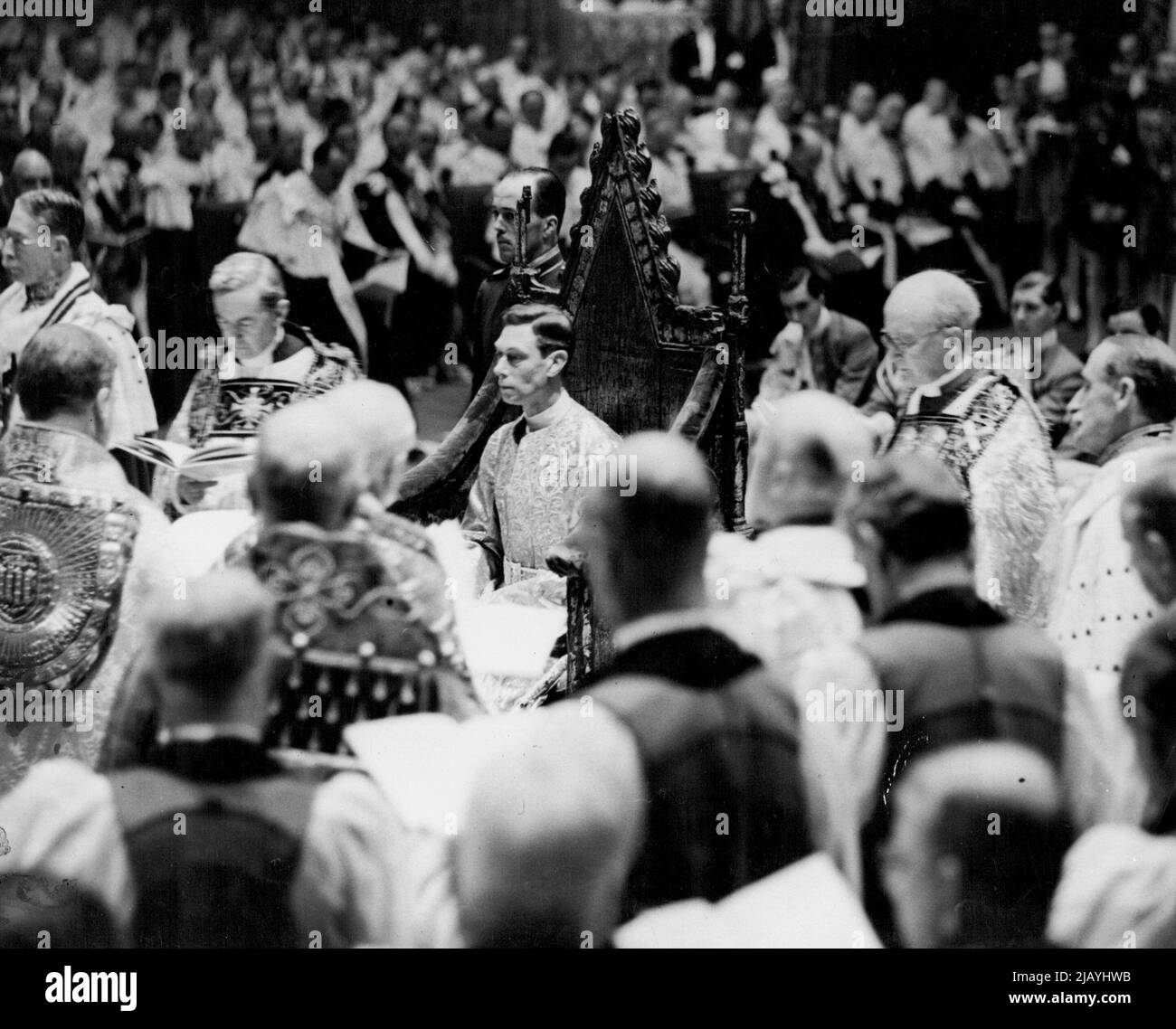 Coronation of the late George VI in Westminster Abbey, May 12th, 1937 ...