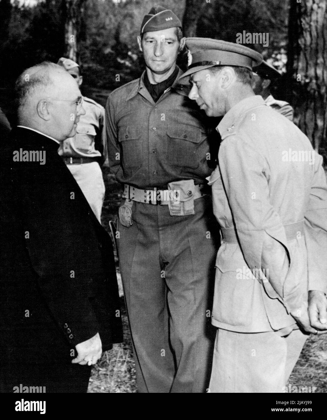 Archbishop Spellman Meets King George: Archbishop Francis J. Spellman ...