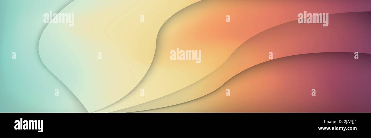 Panoramic abstract web background light multicolored gradient - Vector ...