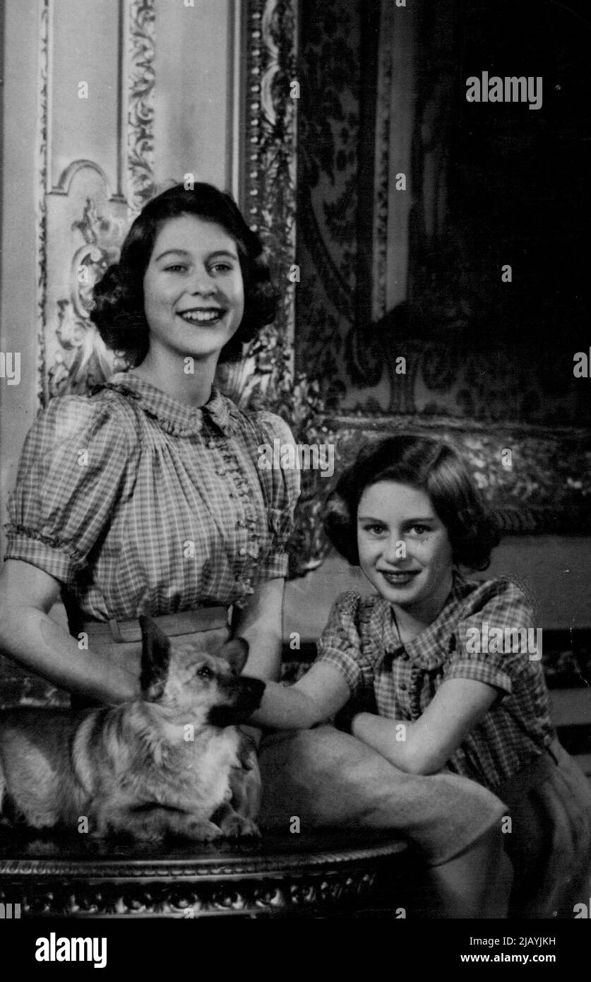 Princess Elizabeth and Princess Margaret Rose. February 22, 1944 ...