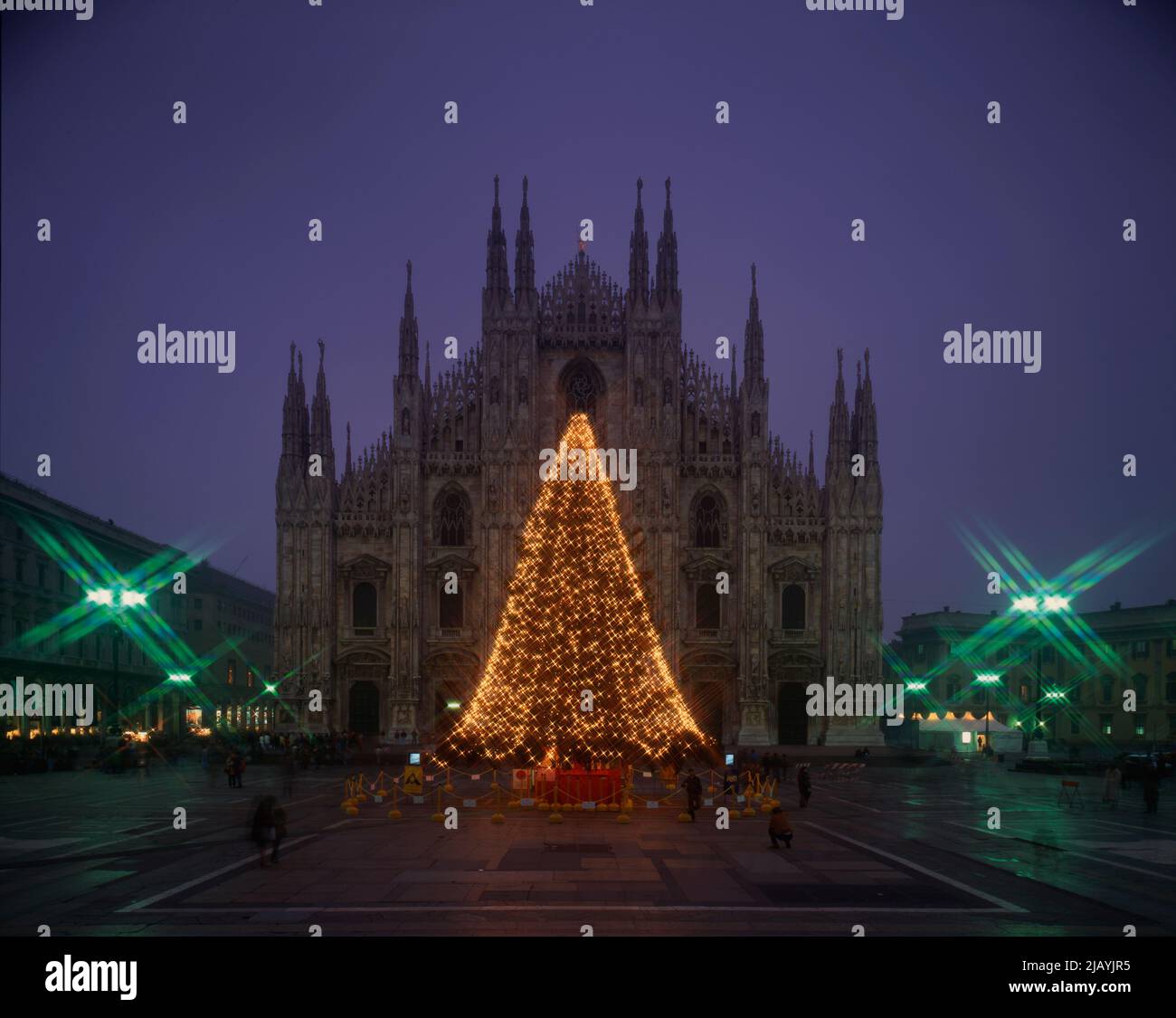 Milan cathedral christmas trees hi-res stock photography and images - Alamy