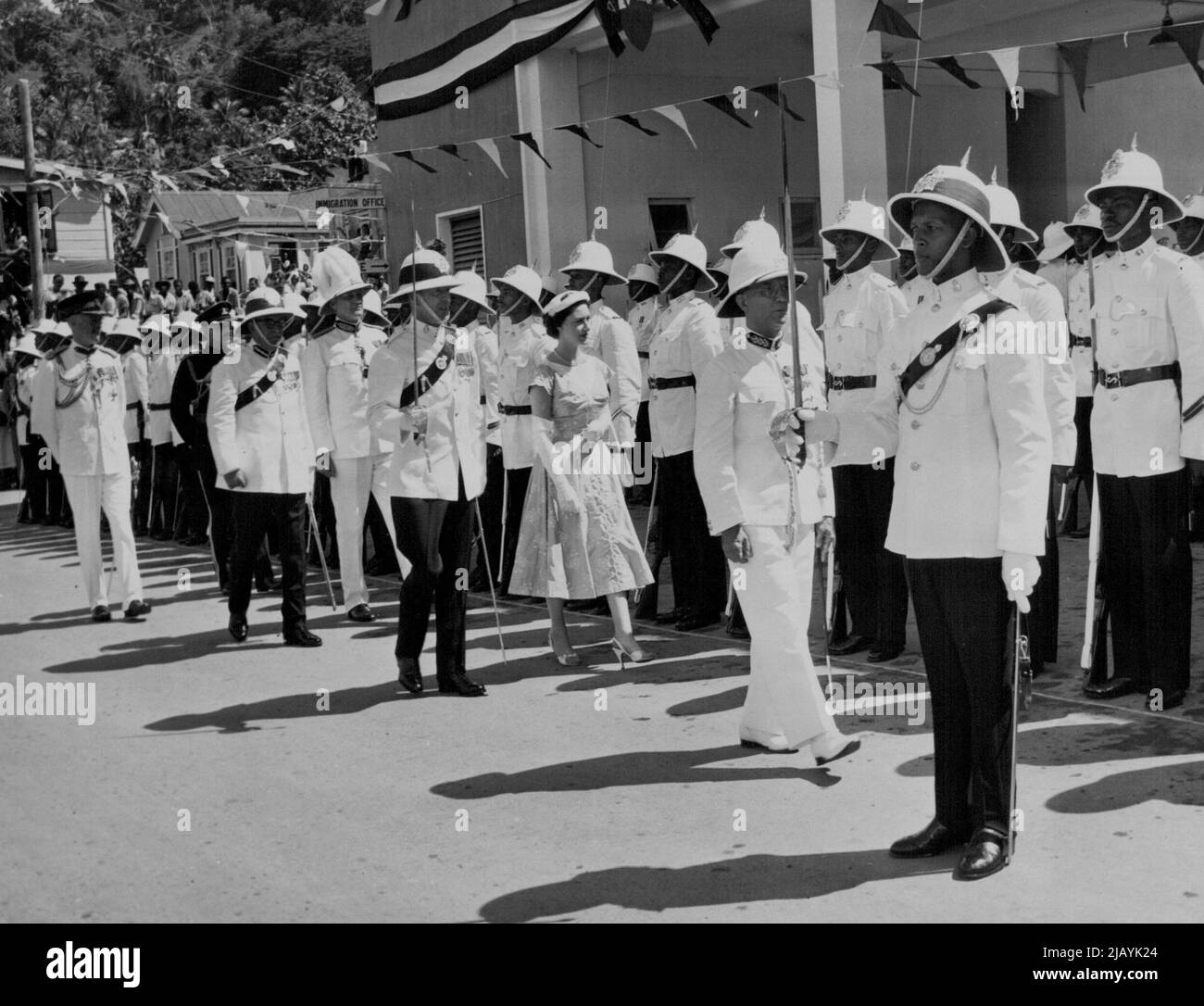 Princess inspects honor guard hi-res stock photography and images - Alamy