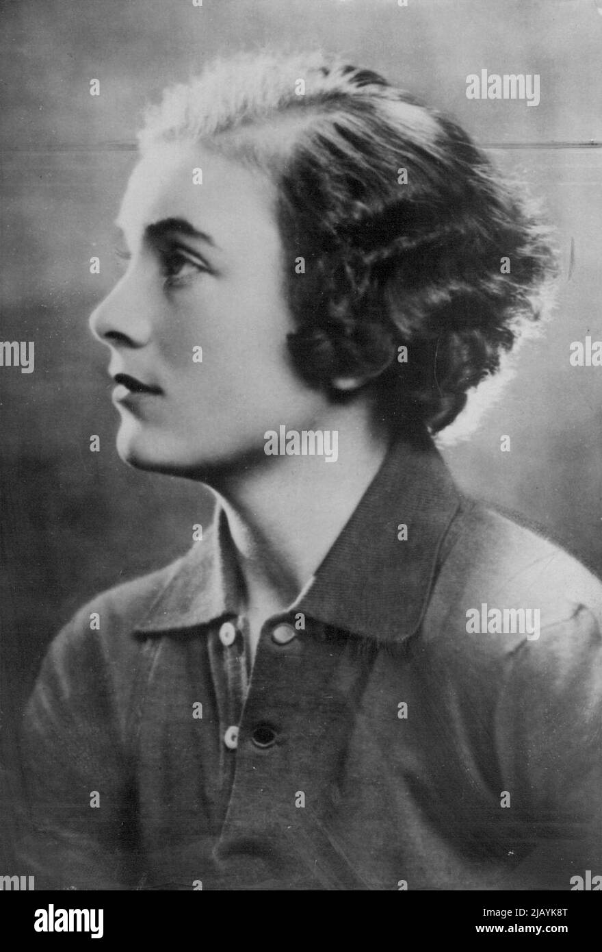Lady Alice Montagu-Douglas-Scott. September 13, 1935 Stock Photo - Alamy