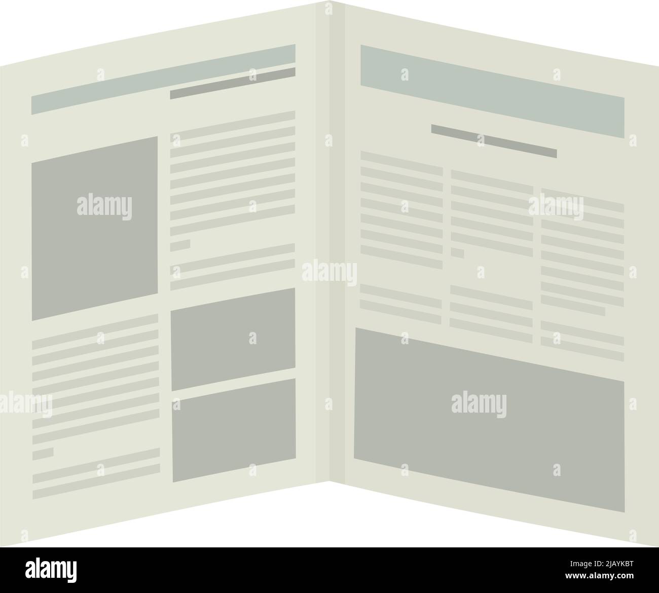 open newspaper icon Stock Vector Image & Art - Alamy