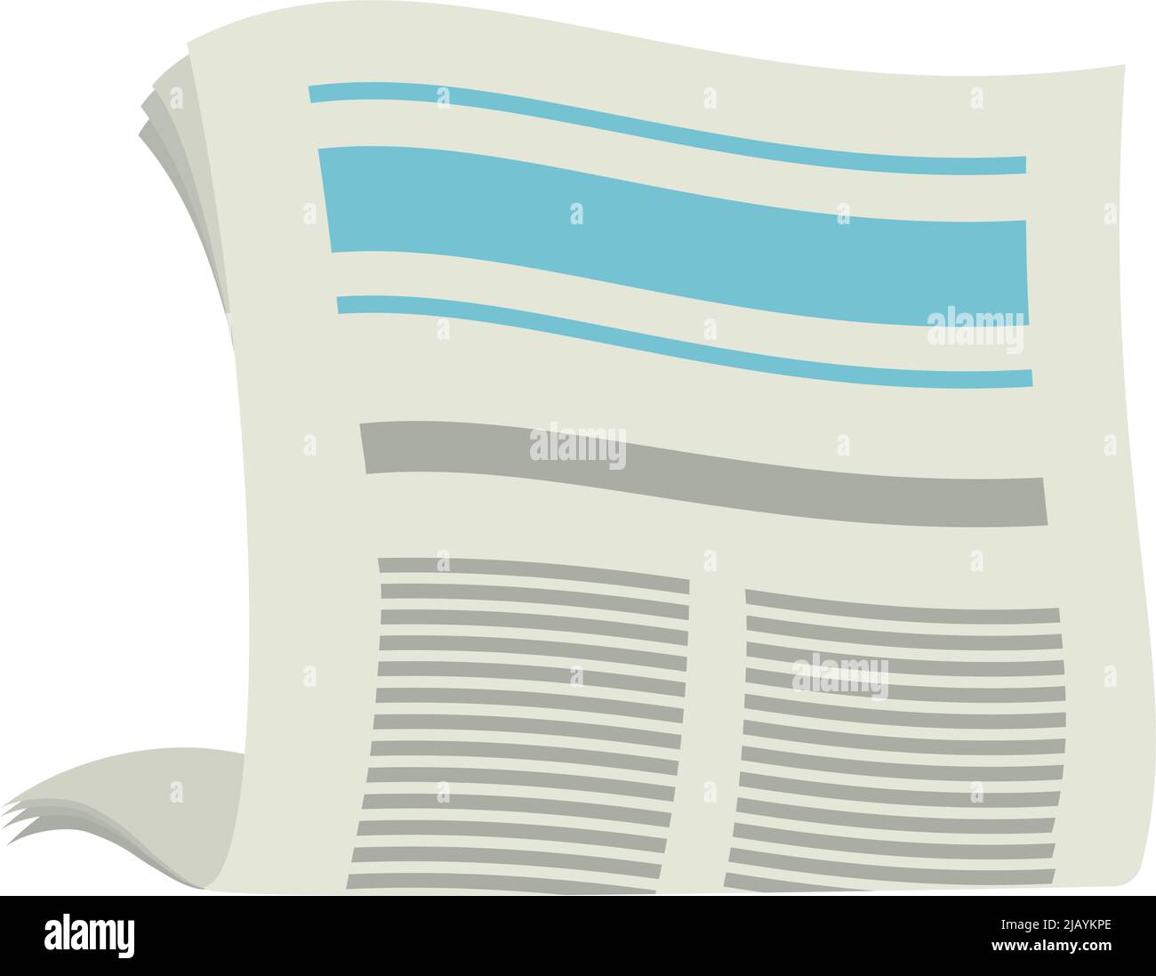 newspaper with blue header Stock Vector Image & Art - Alamy