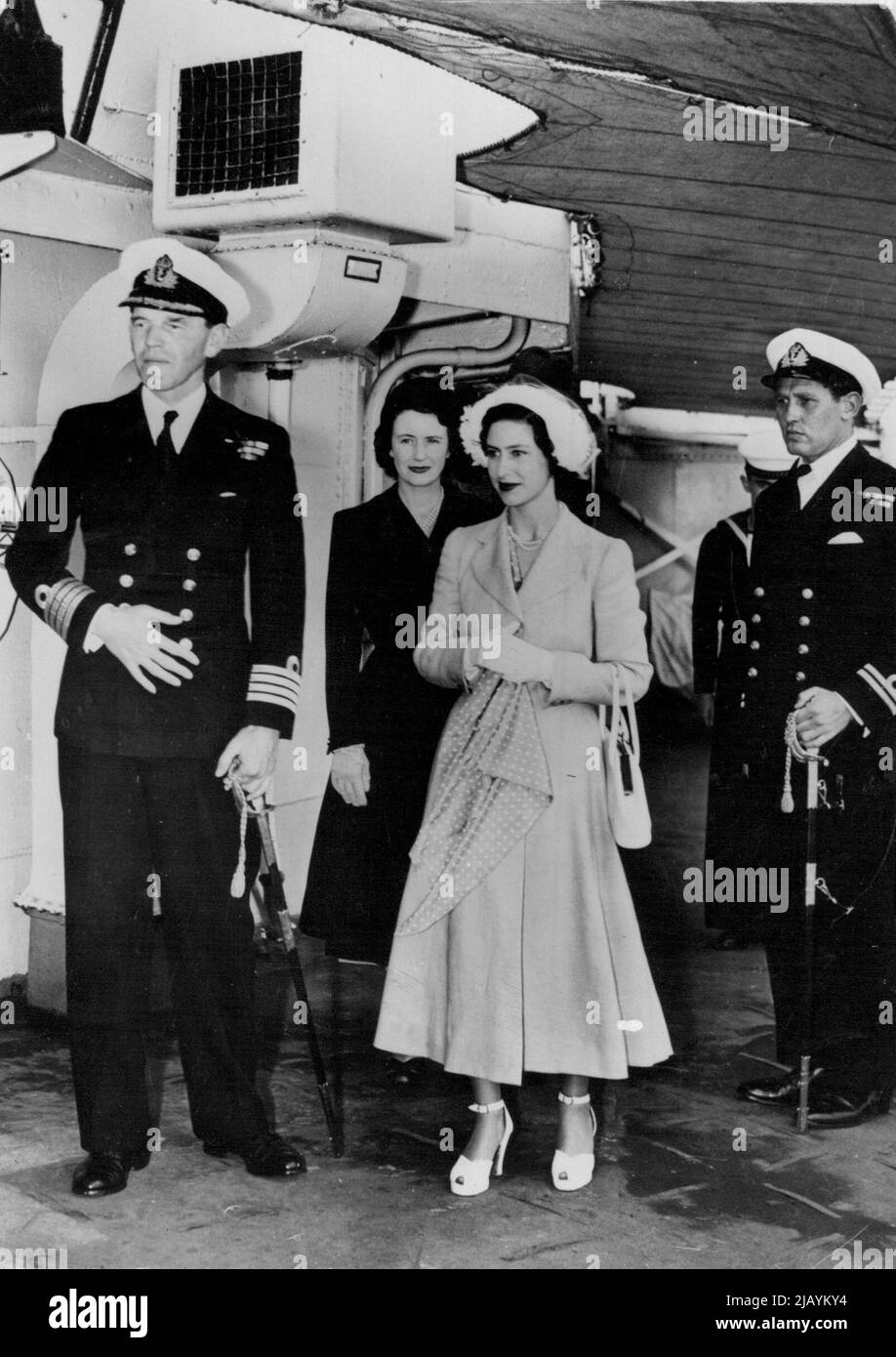 Princess Margaret Visits "Vanguard" At Venice -- Princess Margaret is ...